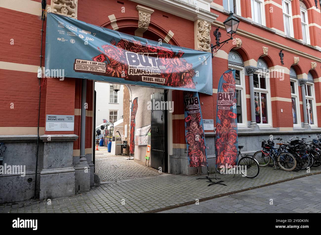 Breda The Netherlands September 2024 BUT film festival banners. b-movie ...