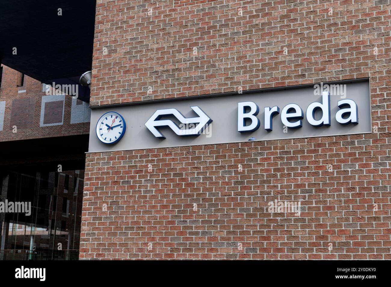 Breda The Netherlands September 2024 Breda Railway Station exterior NS ...