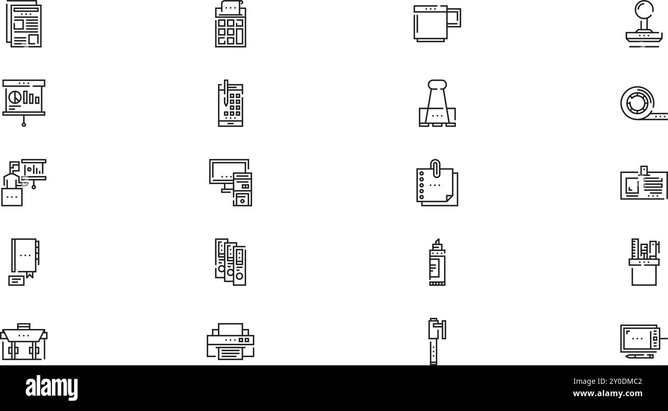 Workplace icons High-Quality Vector Icons Collection with Editable ...