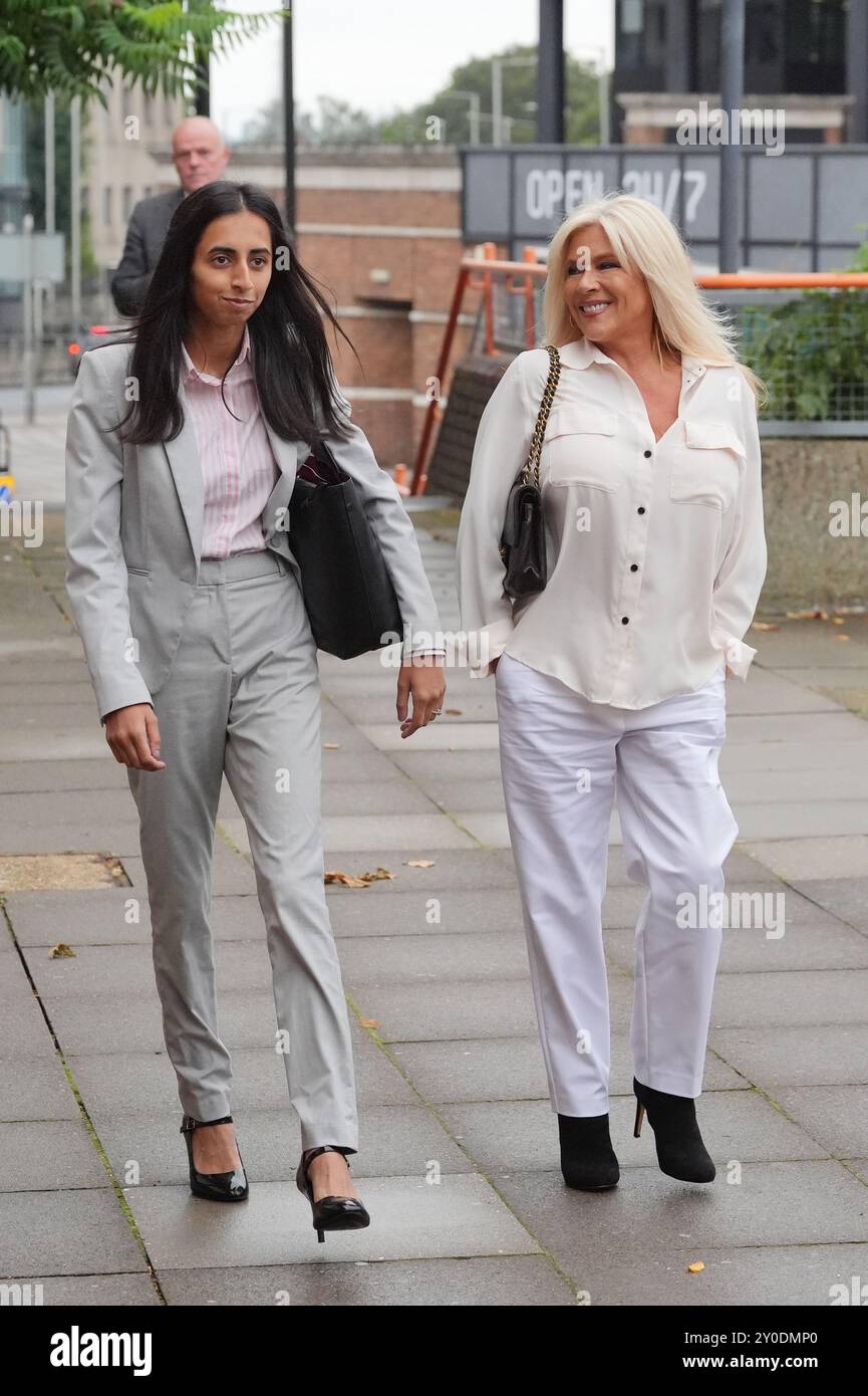 Samantha Fox arrives at Uxbridge Magistrates' Court for sentencing ...