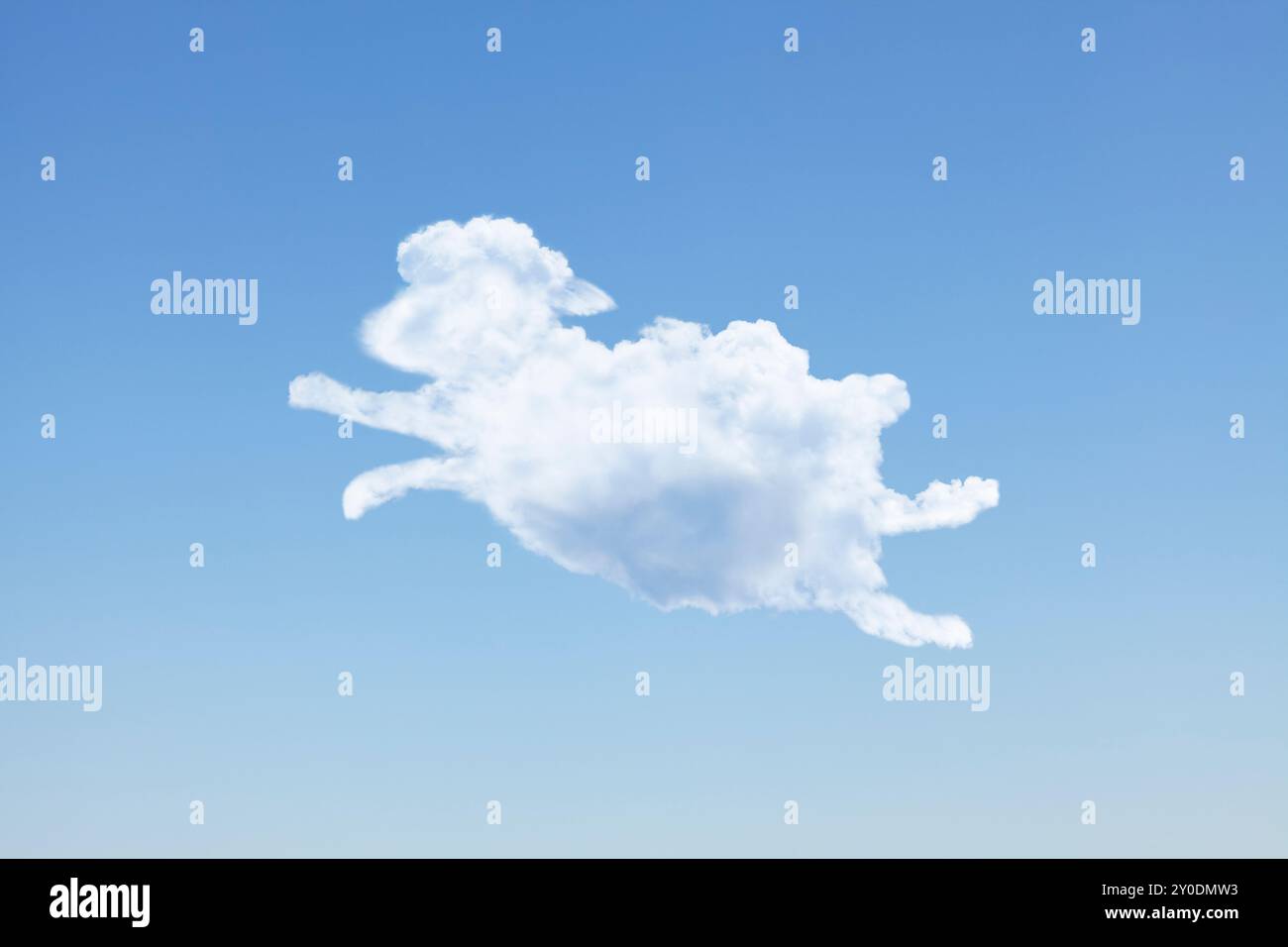 Clouds in the shape of sheep Stock Photo - Alamy