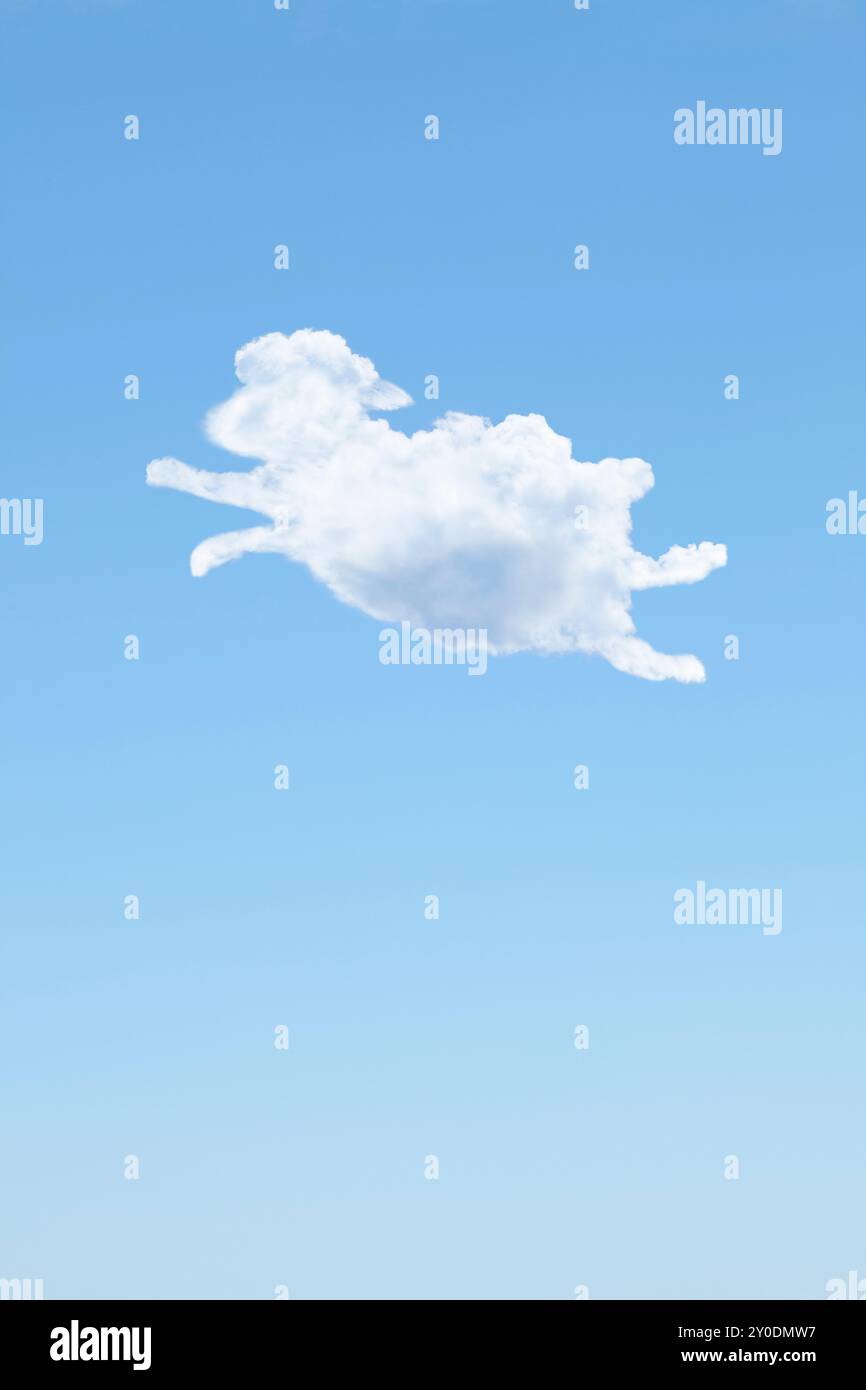 Clouds in the shape of sheep Stock Photo - Alamy