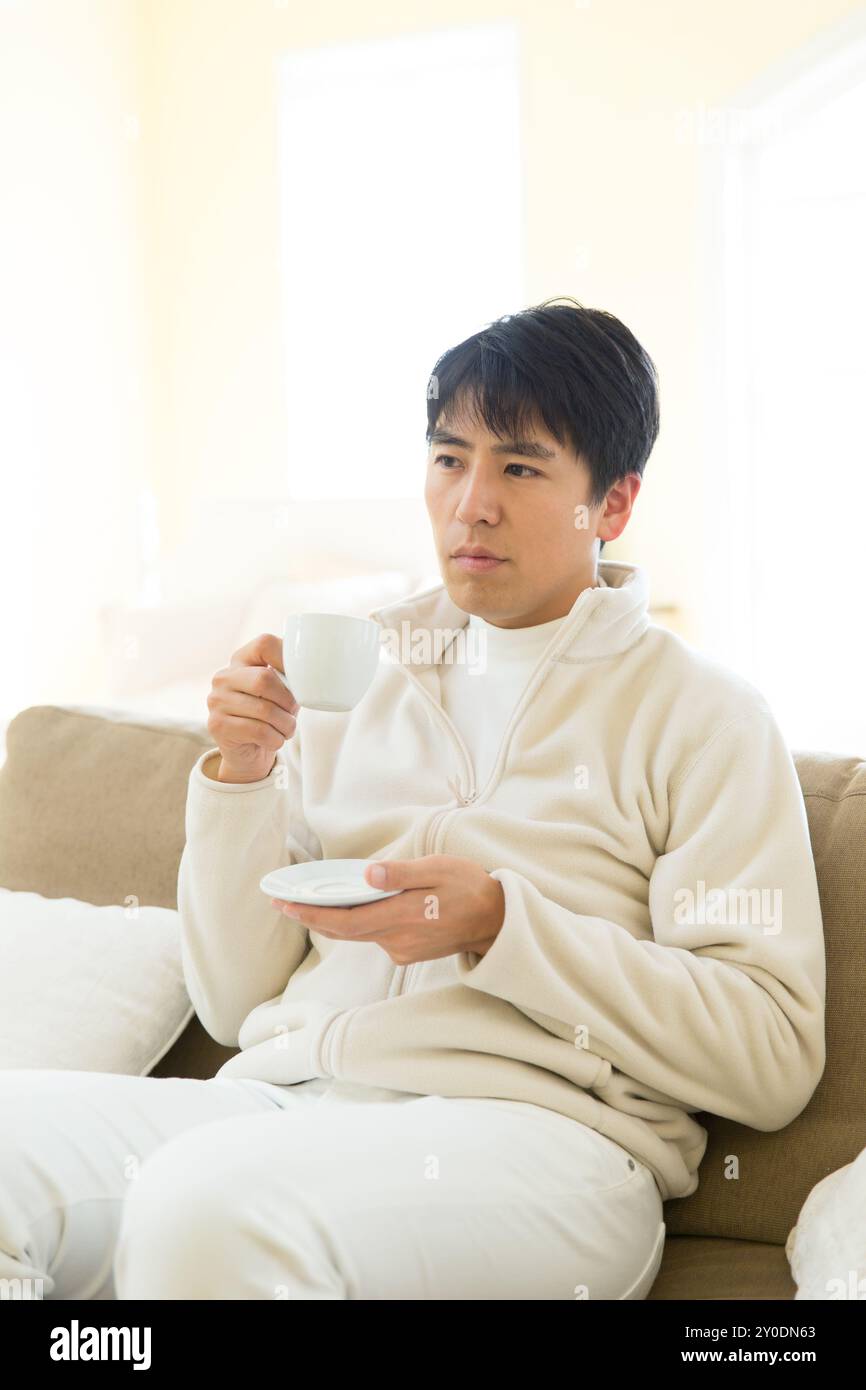 A relaxed man Stock Photo - Alamy