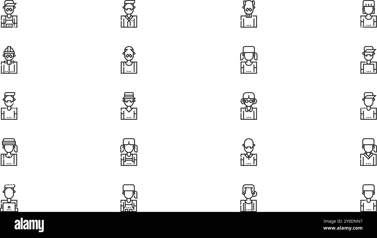 People icons High-Quality Vector Icons Collection with Editable Stroke ...
