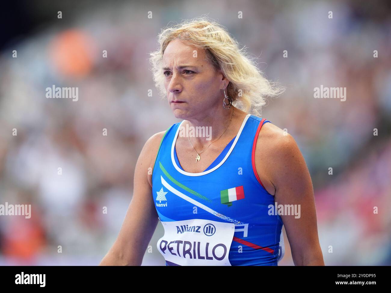 Italy's Valentina Petrillo before the Women's 400m - T12 Round 1 Heat 4 ...