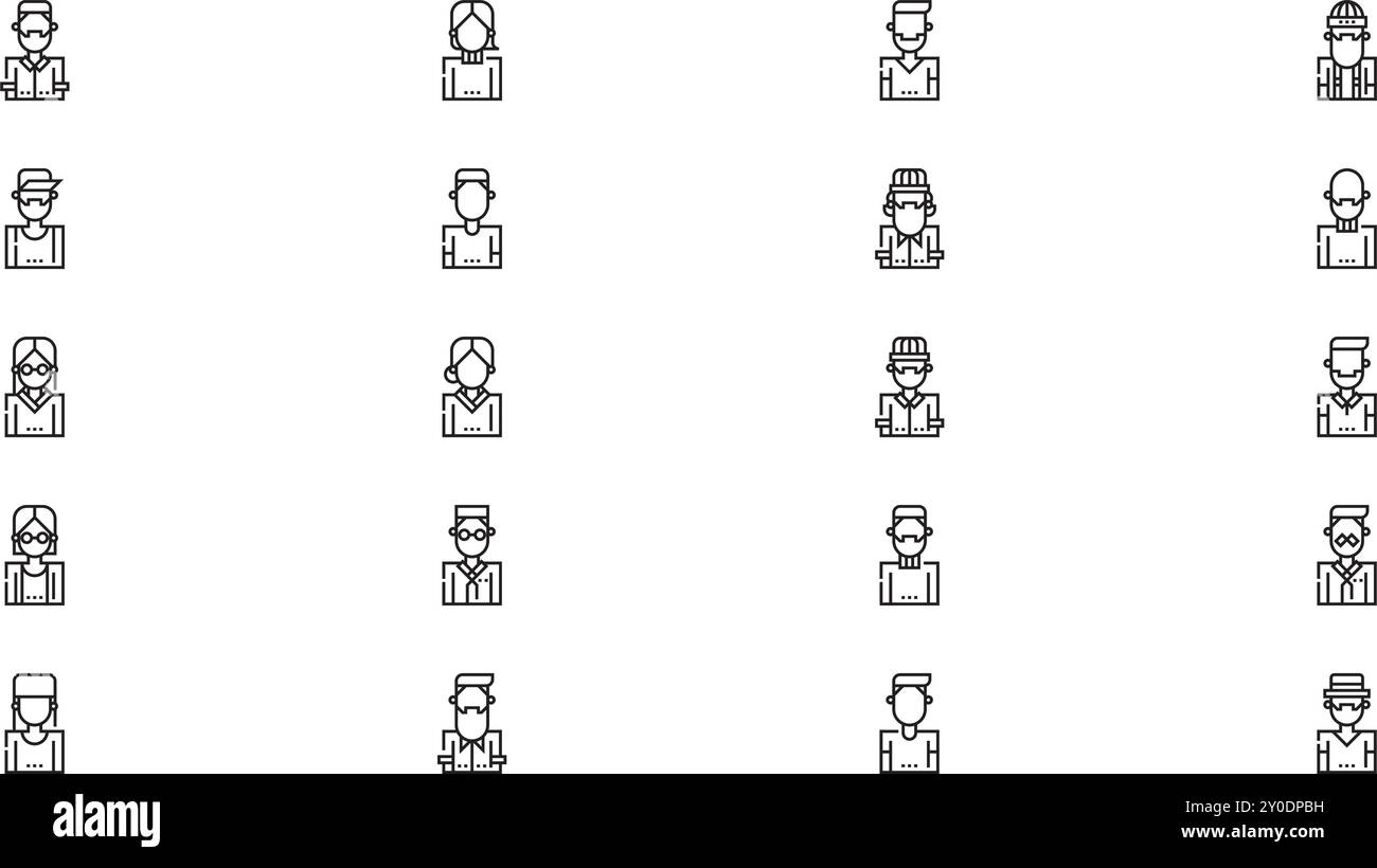 People icons High-Quality Vector Icons Collection with Editable Stroke ...