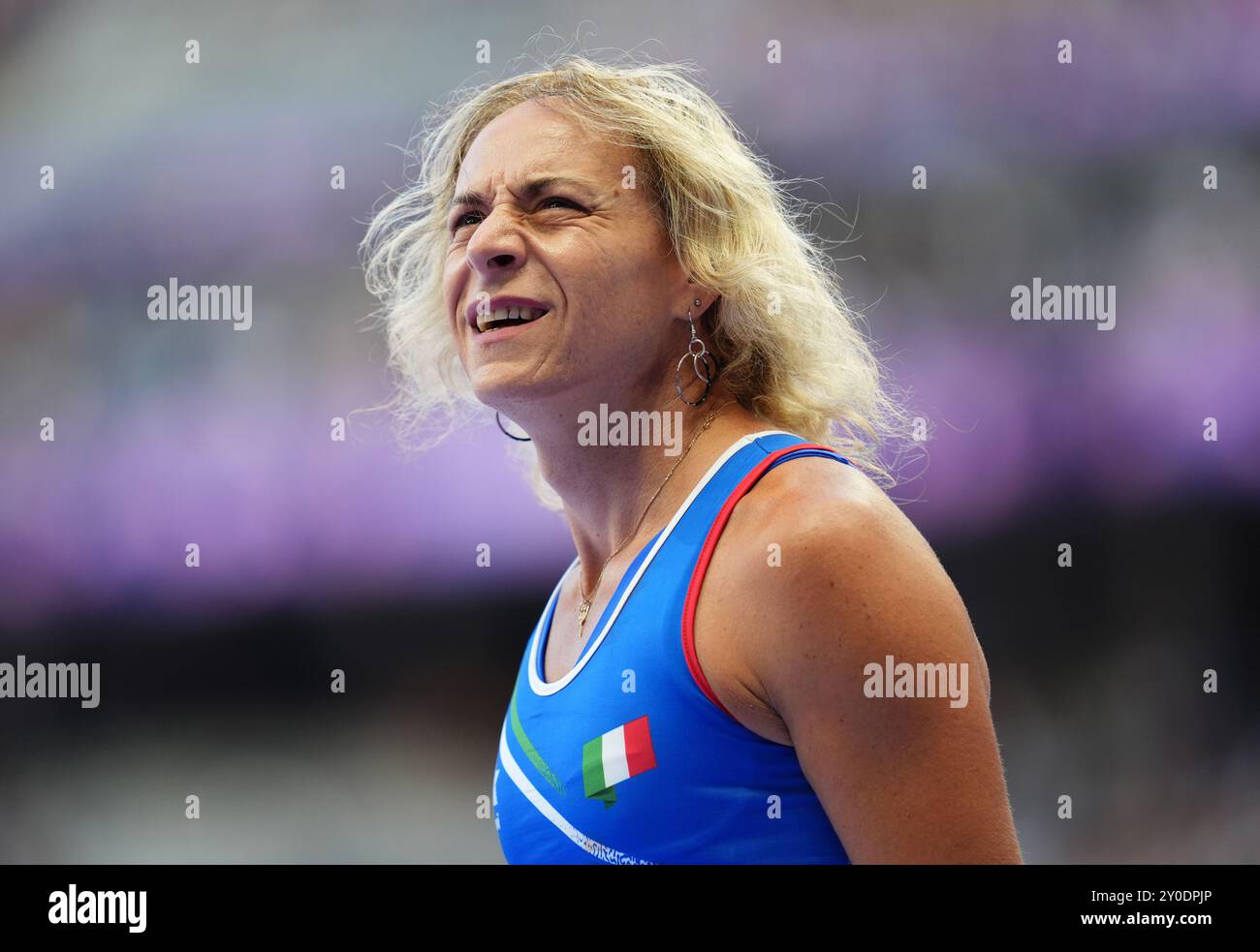 Italy's Valentina Petrillo before the Women's 400m - T12 Round 1 Heat 4 ...
