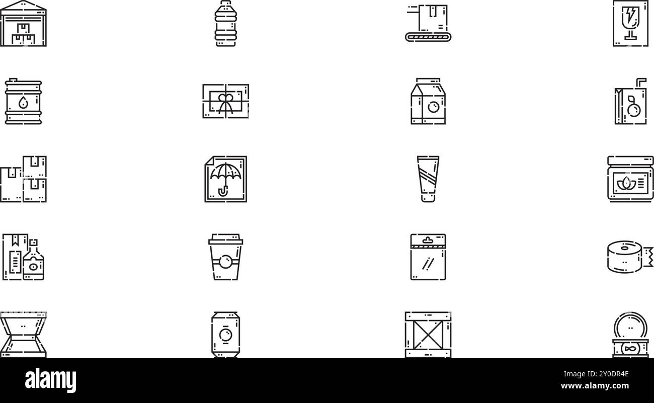Packaging icons High-Quality Vector Icons Collection with Editable ...
