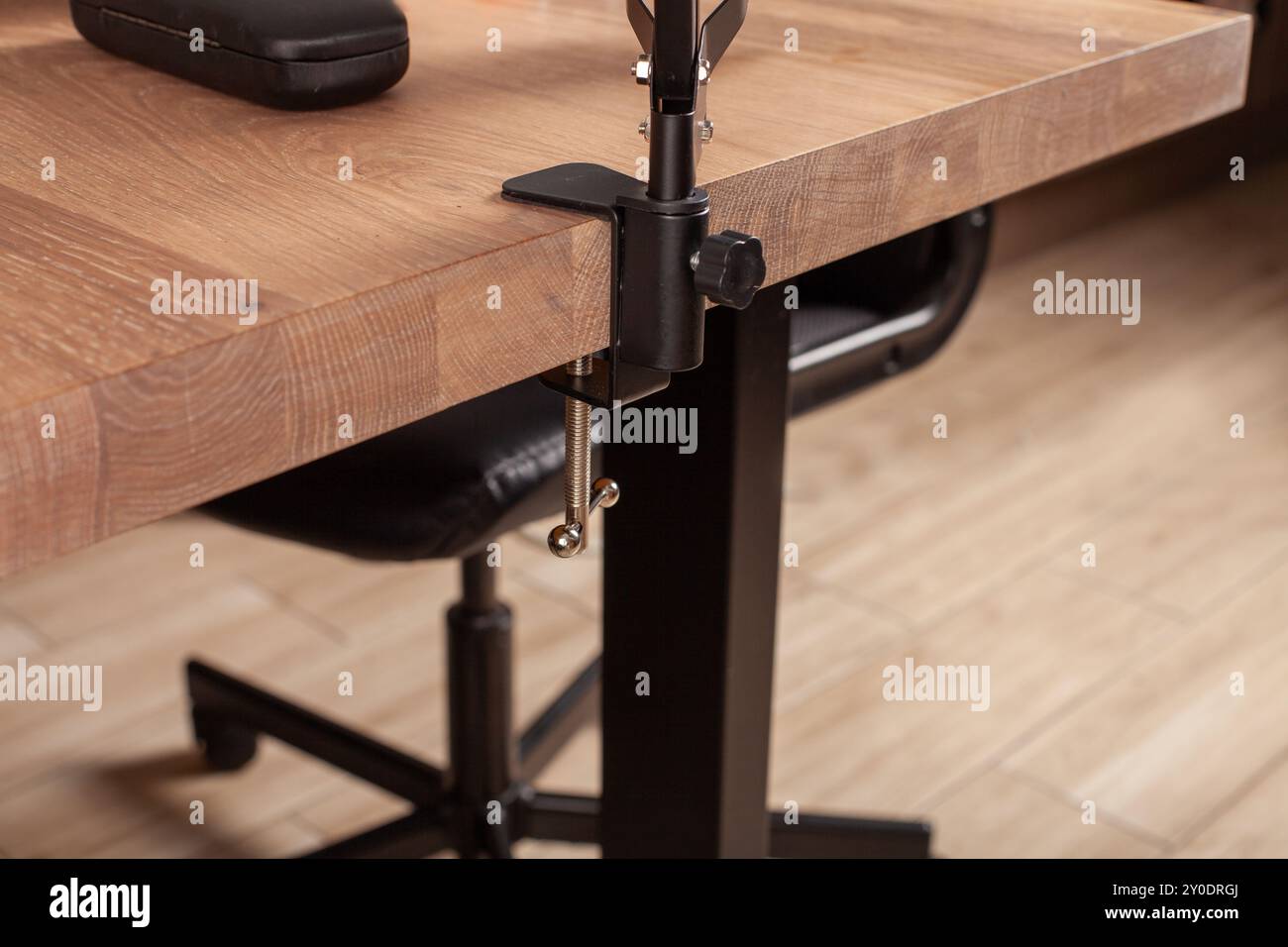 Desk Clamp for Adjustable Arm Mount Stock Photo - Alamy