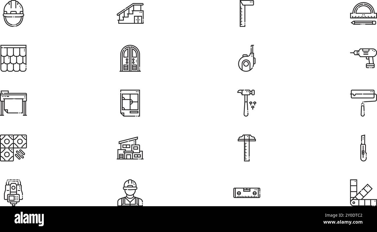 Architecture icons High-Quality Vector Icons Collection with Editable ...