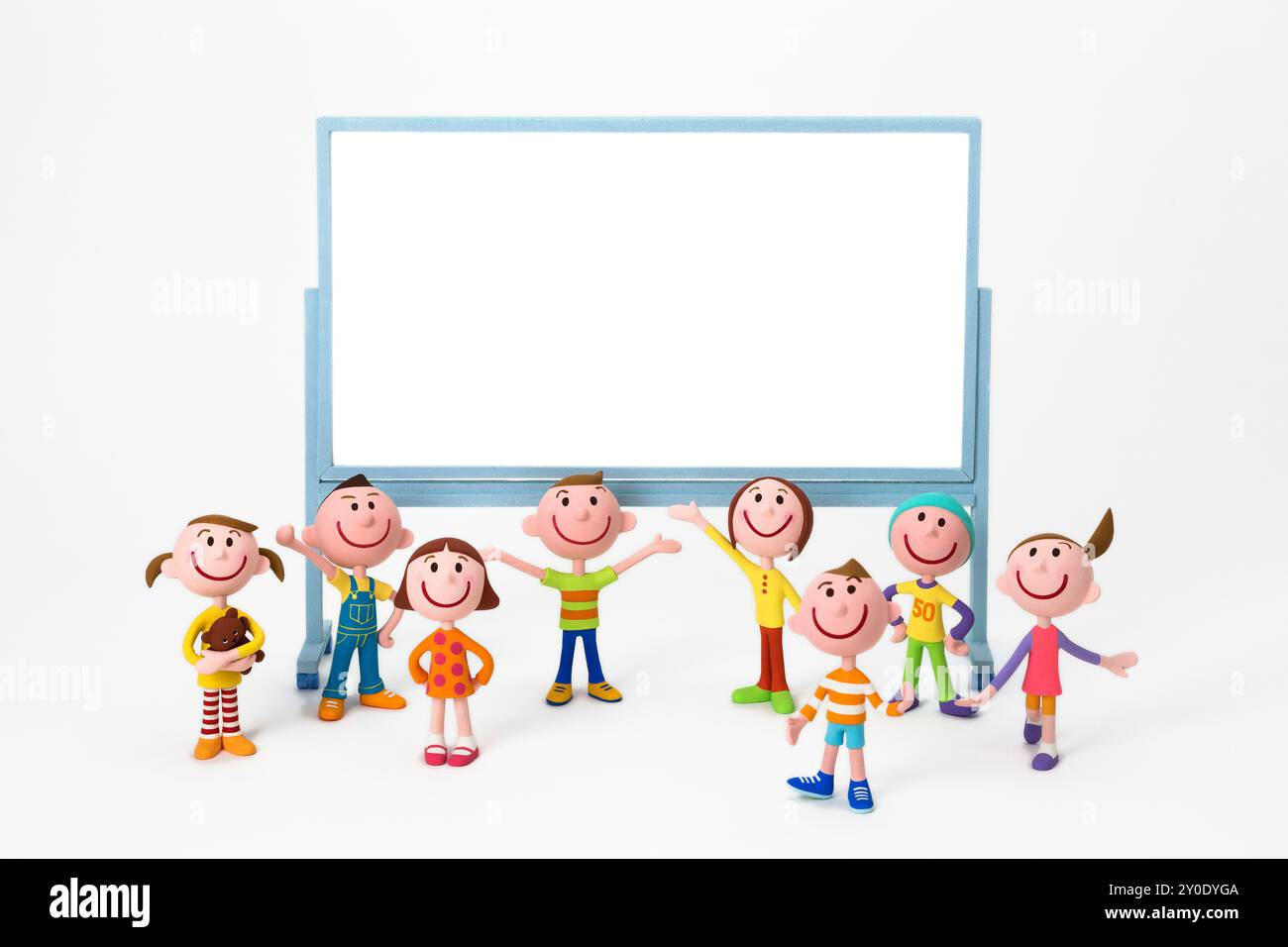 Children and whiteboard Stock Photo - Alamy