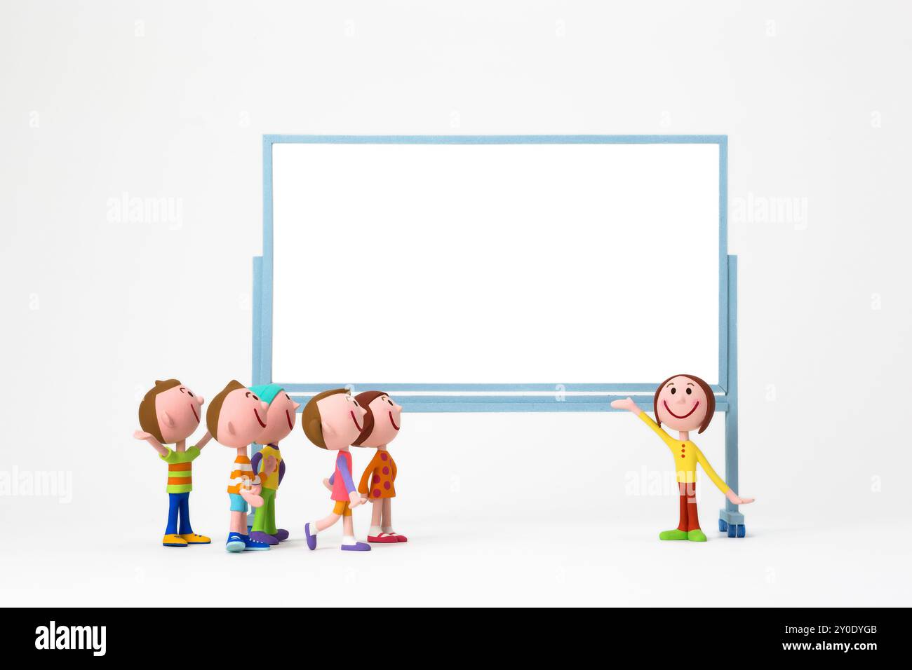 Children and whiteboard Stock Photo - Alamy