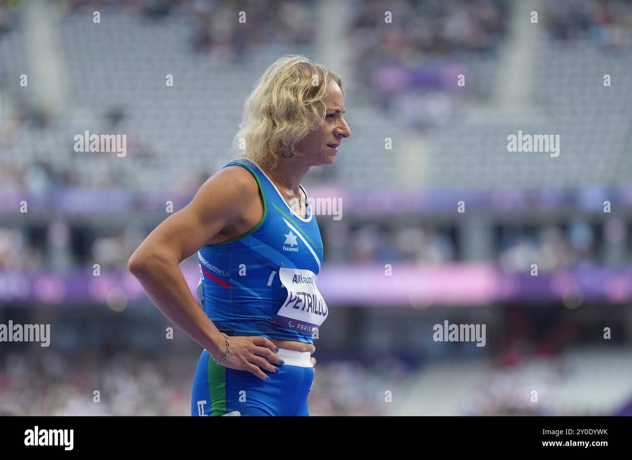 September 02 2024: Valentina Petrillo of Italy in action in Women's ...