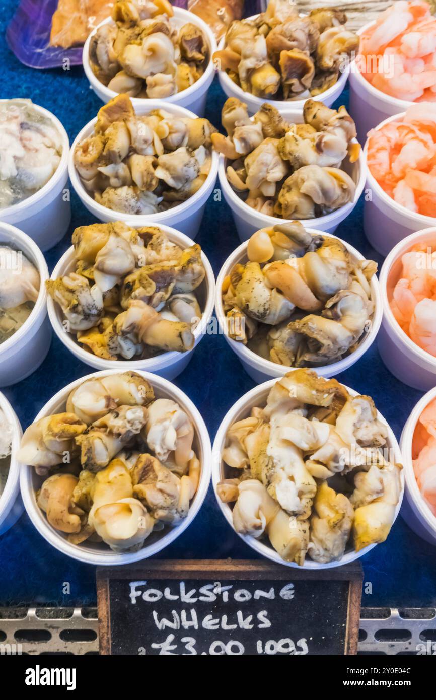 England, London, Southwark, London Bridge City, Borough Market, Seafood ...