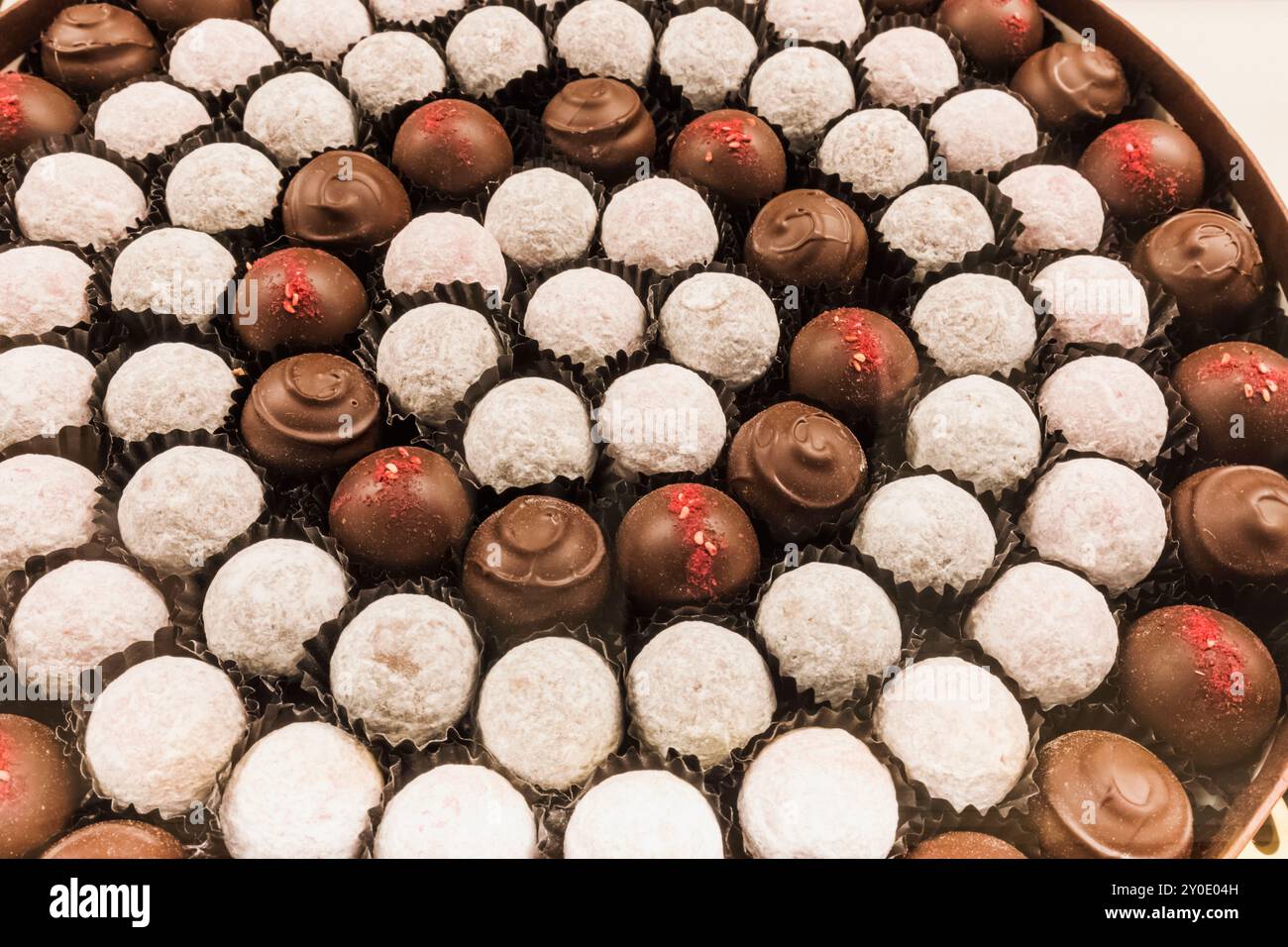 England, London, Knightsbridge, Harrods, Food Hall, Chocolate Counter ...