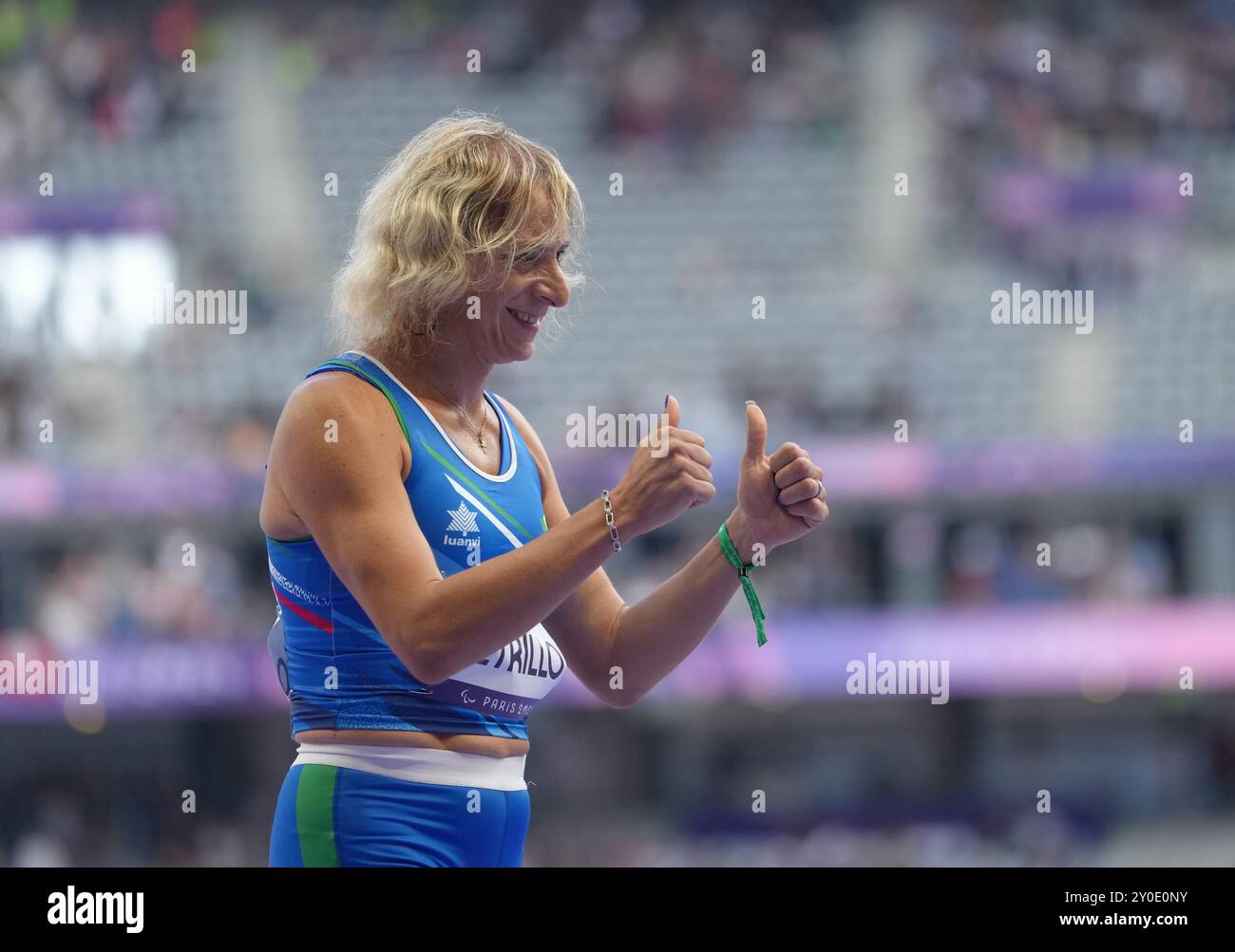 Stade de France, Paris, France. 02nd Sep, 2024. Valentina Petrillo of ...