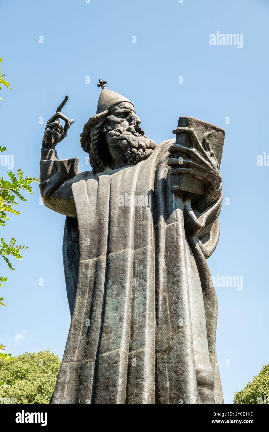 Statue of bishop Grgur Ninski (Gregory of Nin), medieval Croatian ...