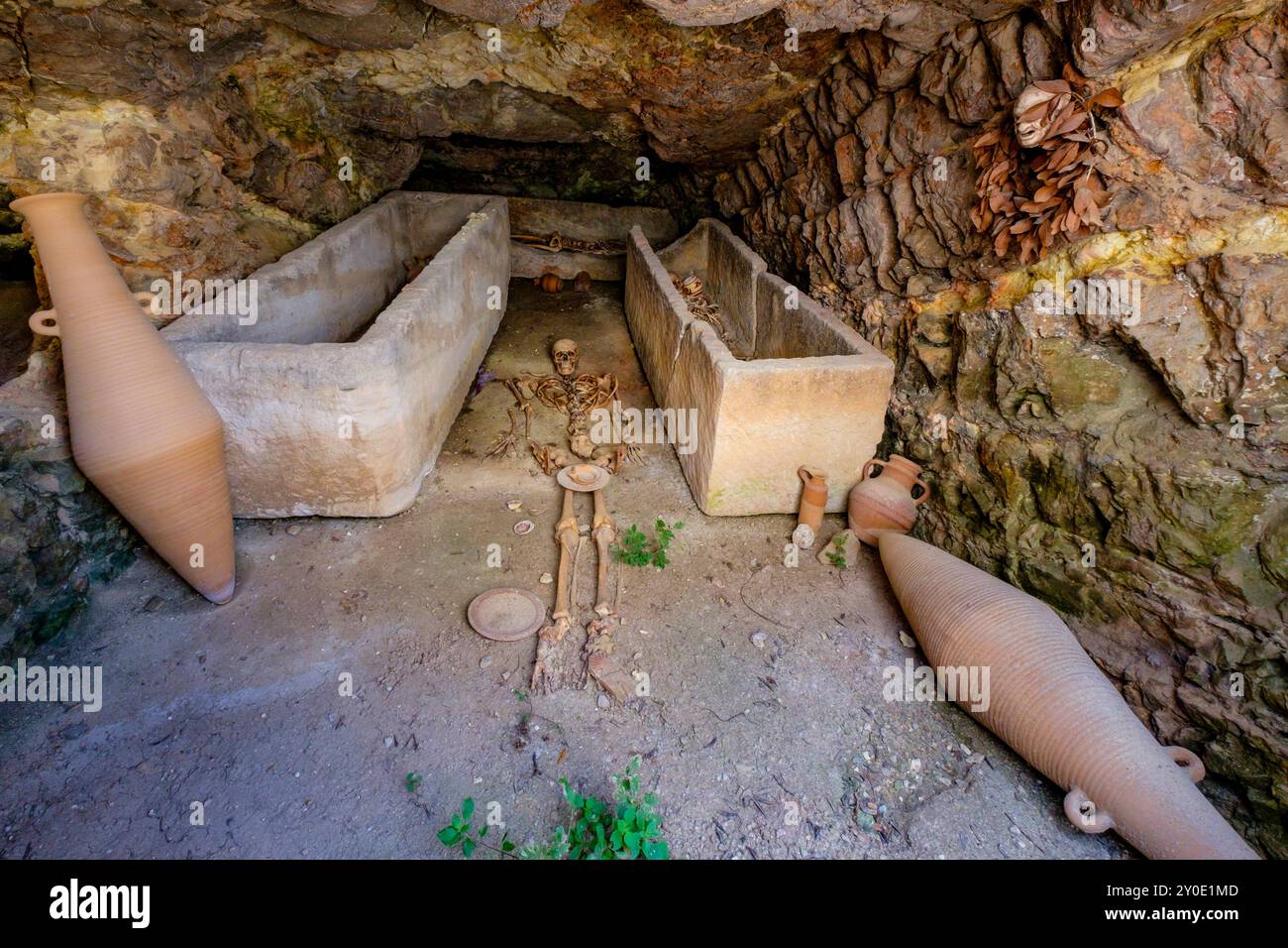 hypogeum, Punic necropolis of Puig des Molins, Archaeological Museum of ...