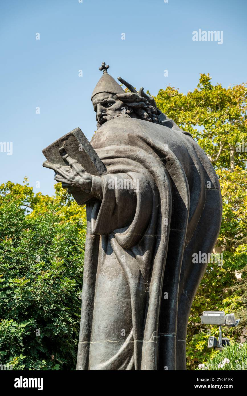 Statue of bishop Grgur Ninski (Gregory of Nin), medieval Croatian ...
