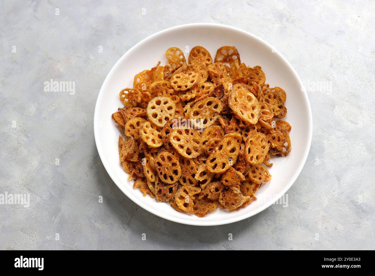 Crispy lotus stem chips and roasted makhana, perfectly spiced and ...