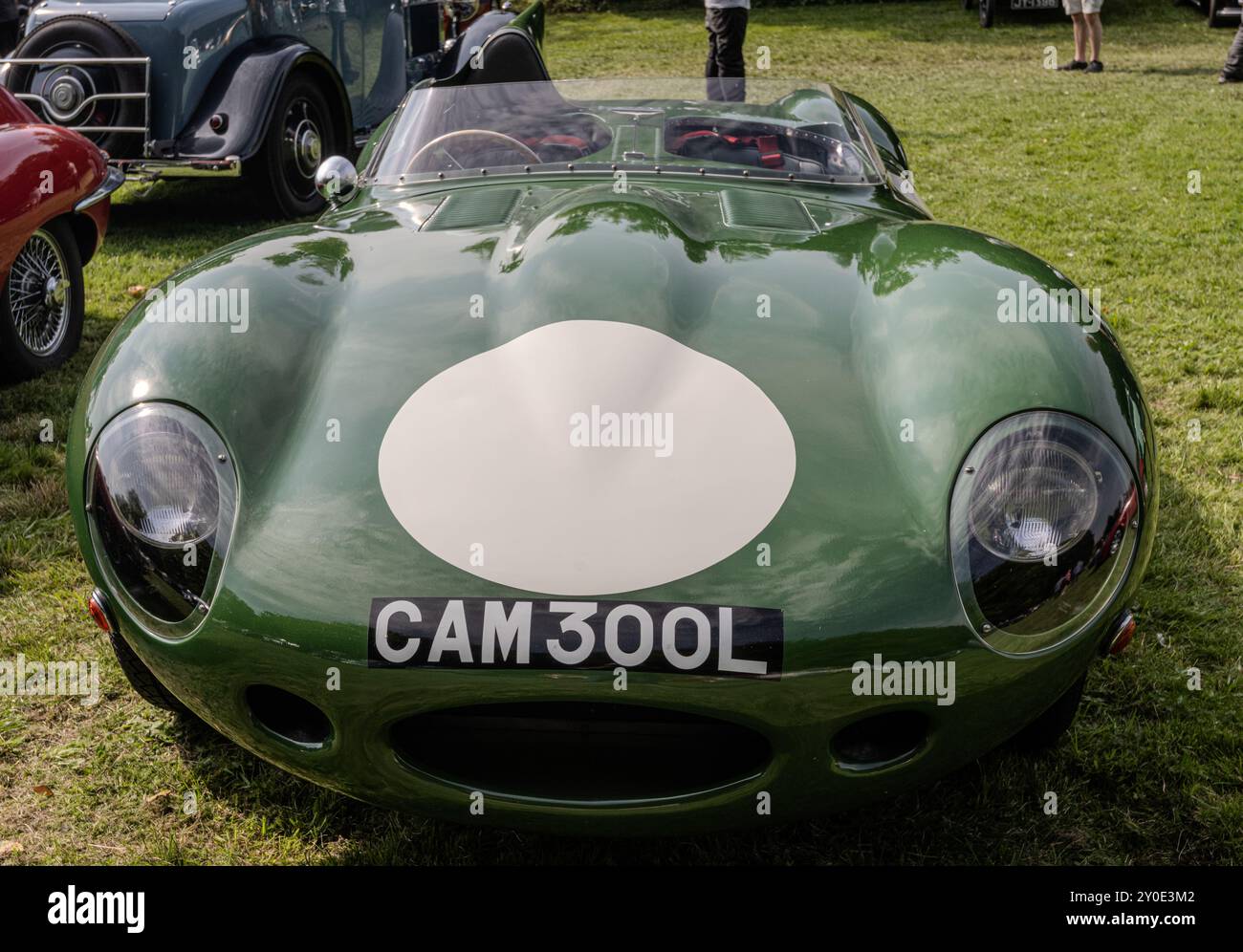 Jaguar D type, Hinton Arms Classic car show, Hampshire, UK Stock Photo ...