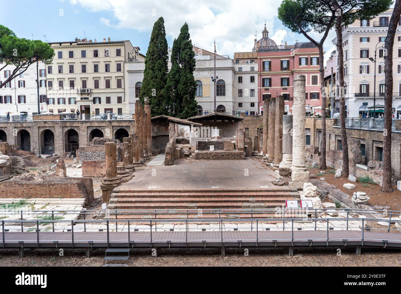 Largo di Torre Argentina, Rome - Ruins, Temple, Area Sacra Stock Photo ...