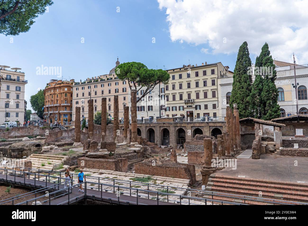 Largo di Torre Argentina, Rome - Ruins, Temple, Area Sacra Stock Photo ...
