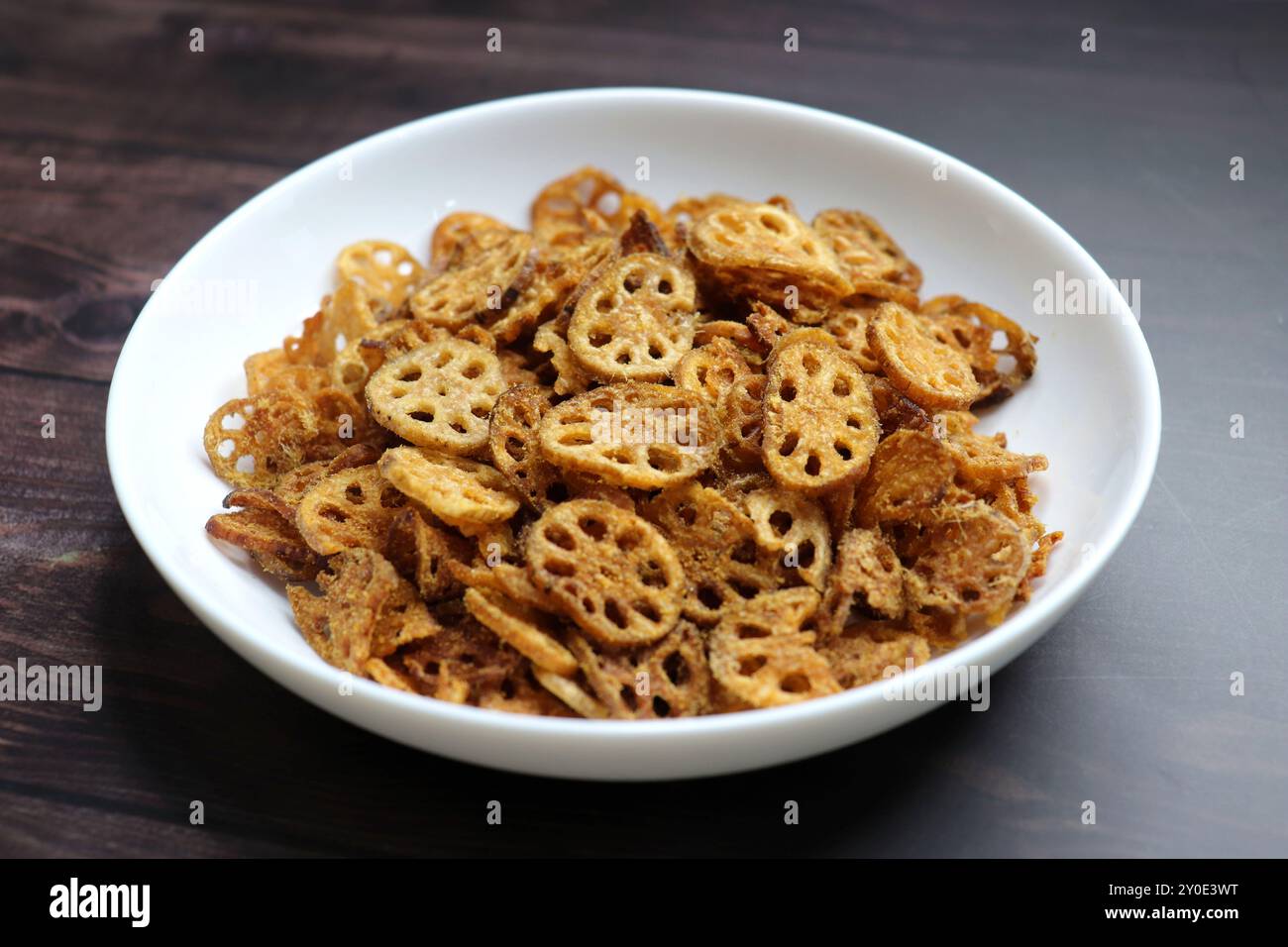 Crispy lotus stem chips and roasted makhana, perfectly spiced and ...