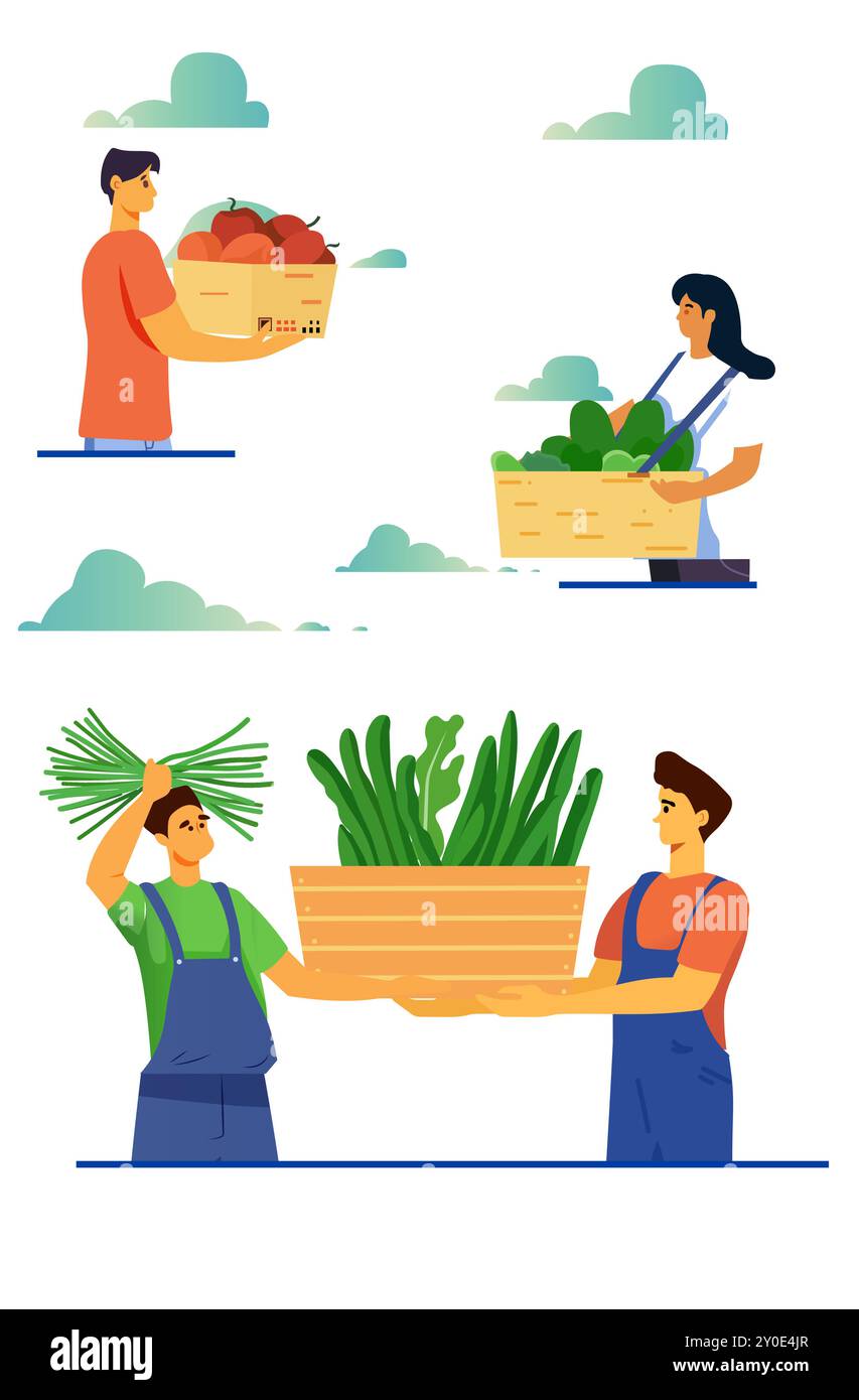 Eco friendly individuals Stock Vector Images - Alamy