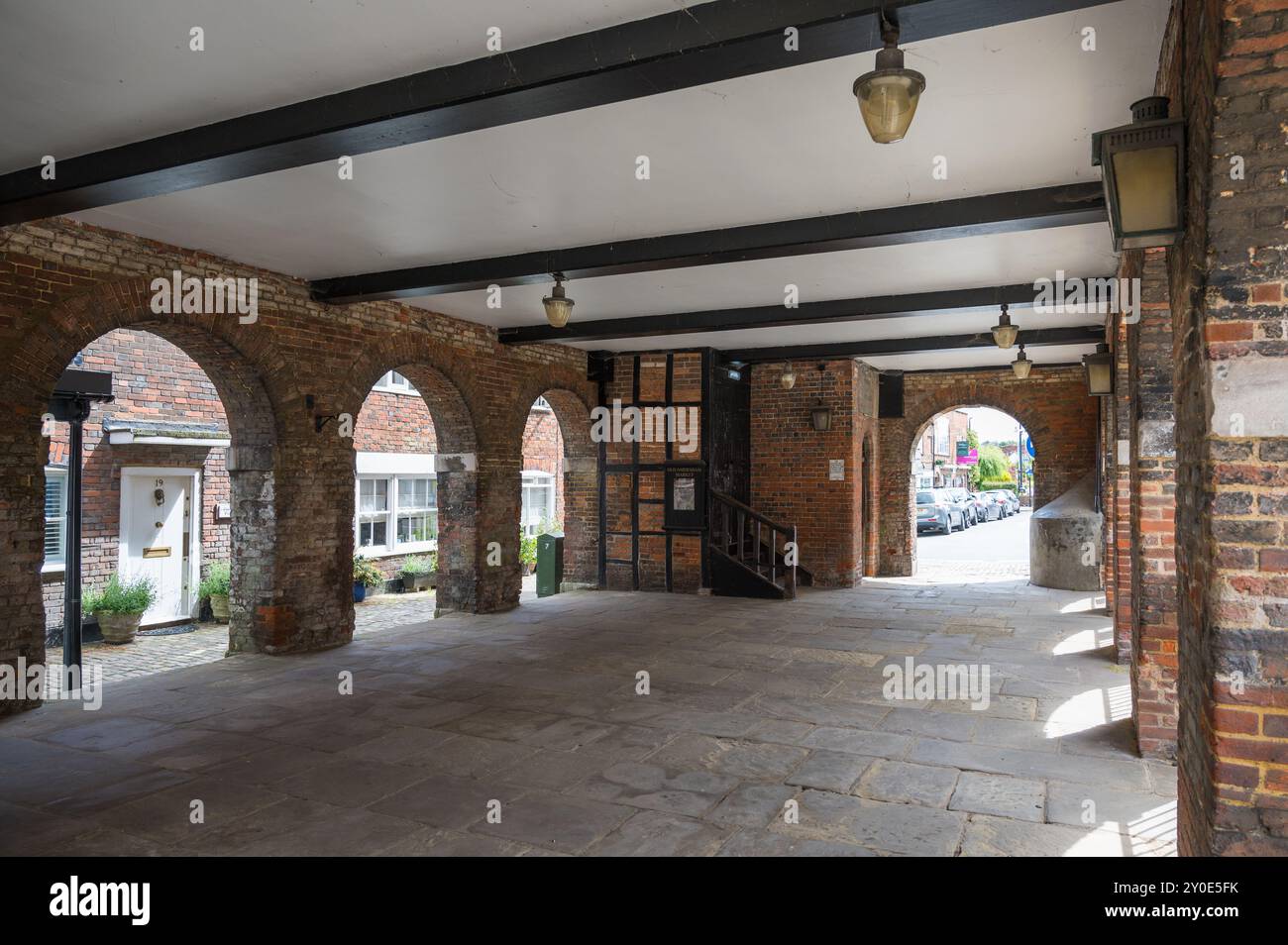 Interior of Old Amersham Market Hall Grade II listed building built ...