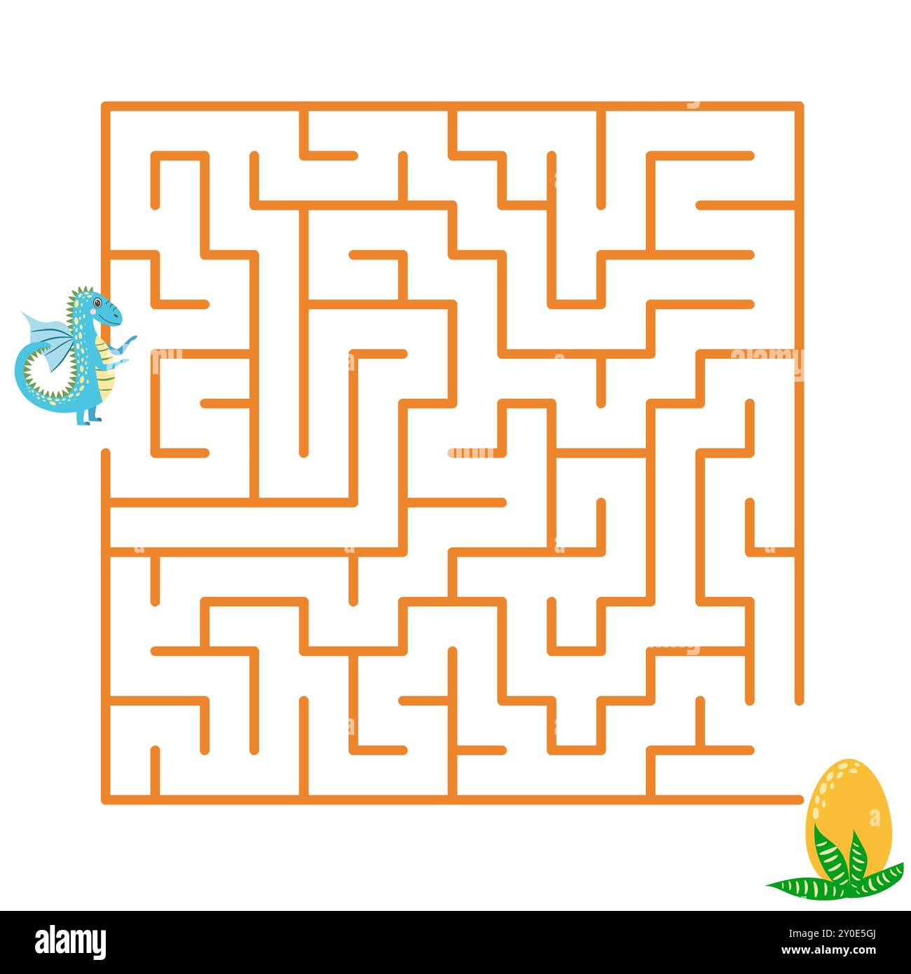 Children's game labyrinth. Find a way out of the maze Stock Vector ...