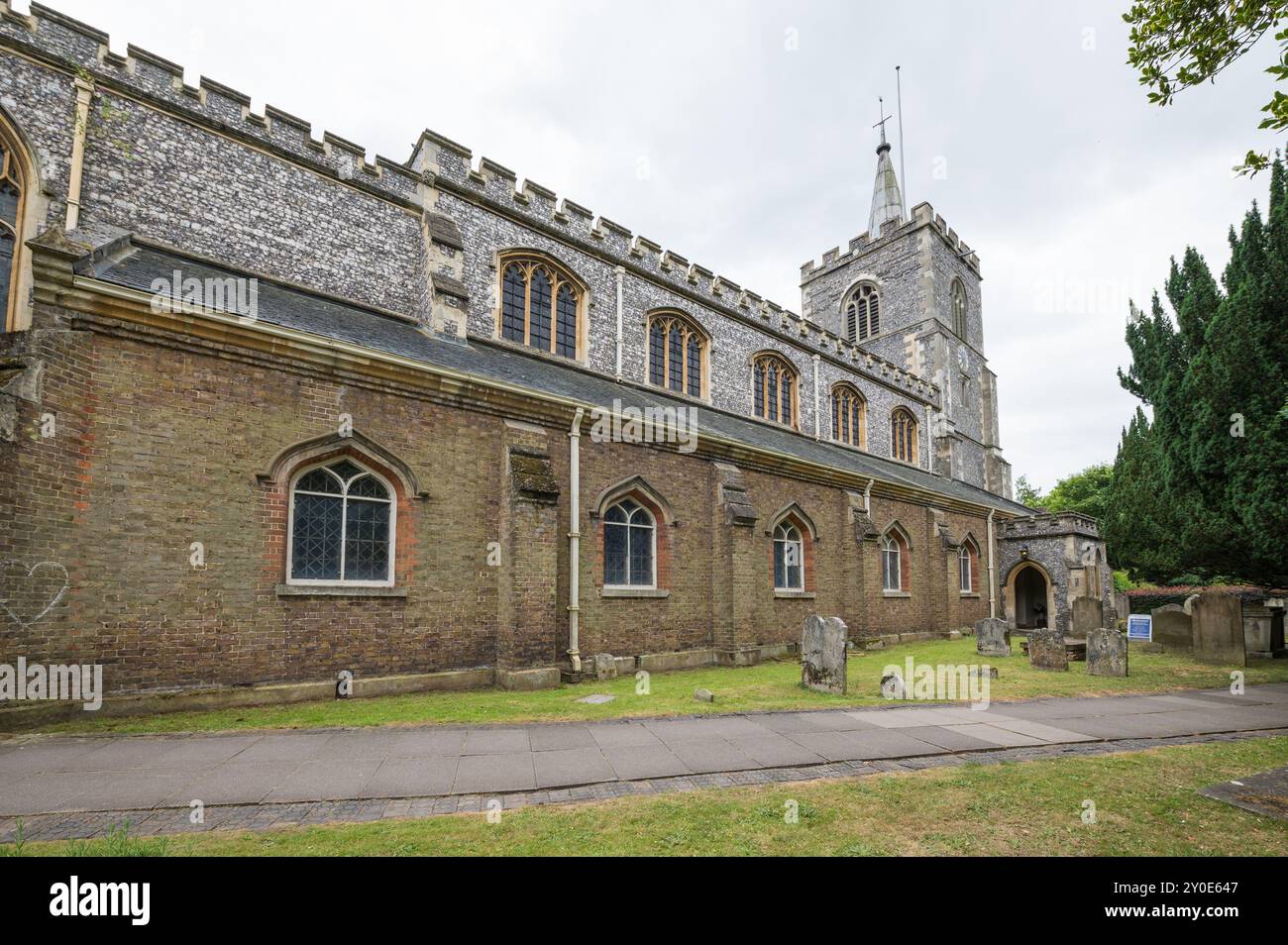 Exterior of St Mary the Virgin a Christian church in Rickmansworth ...