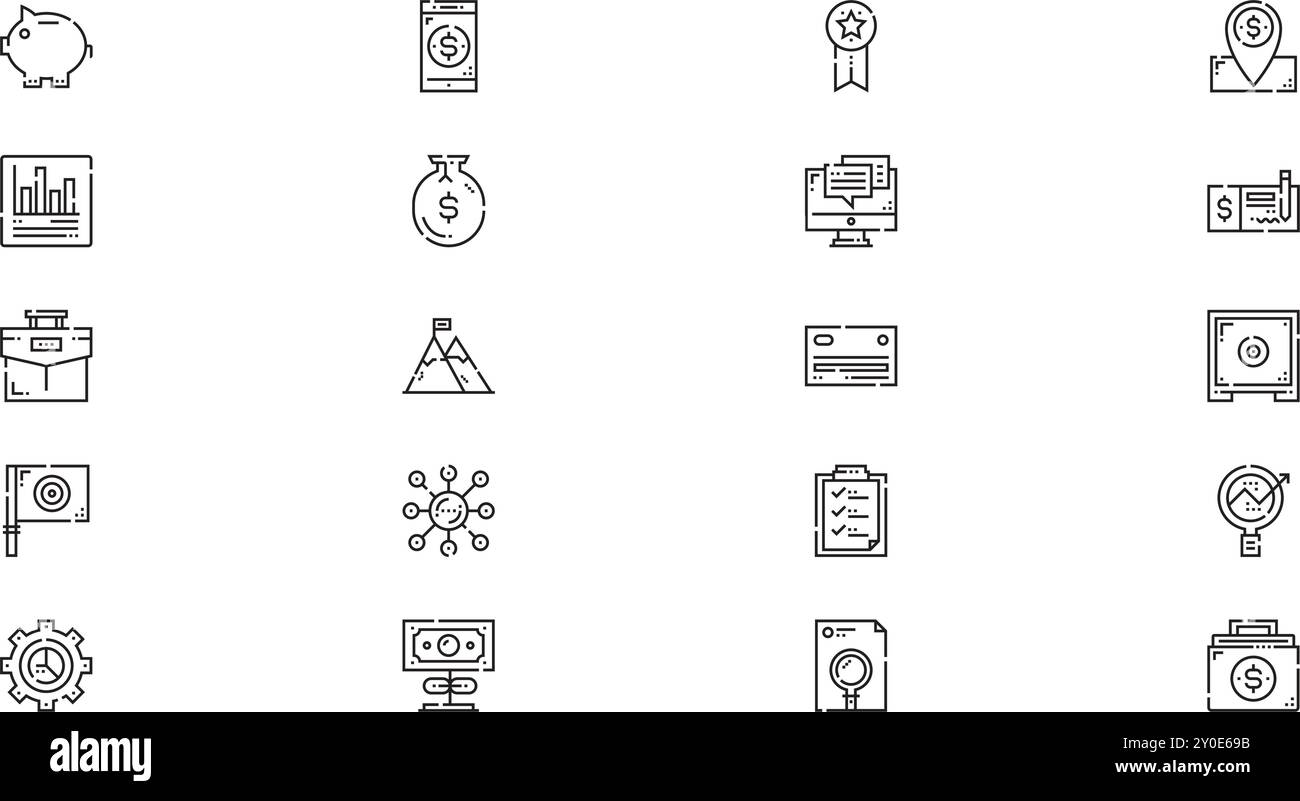 Business icons High-Quality Vector Icons Collection with Editable ...