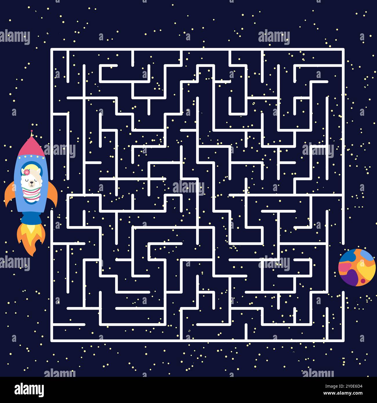 Children's game labyrinth. Find a way out of the maze Stock Vector ...