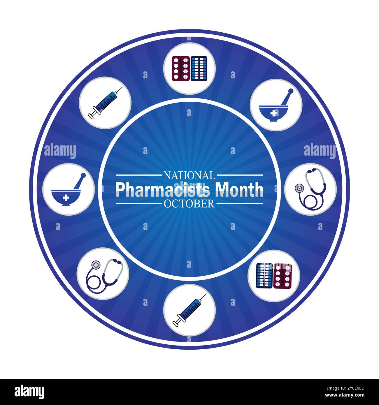 National Pharmacists Month. October. Holiday concept. Template for ...