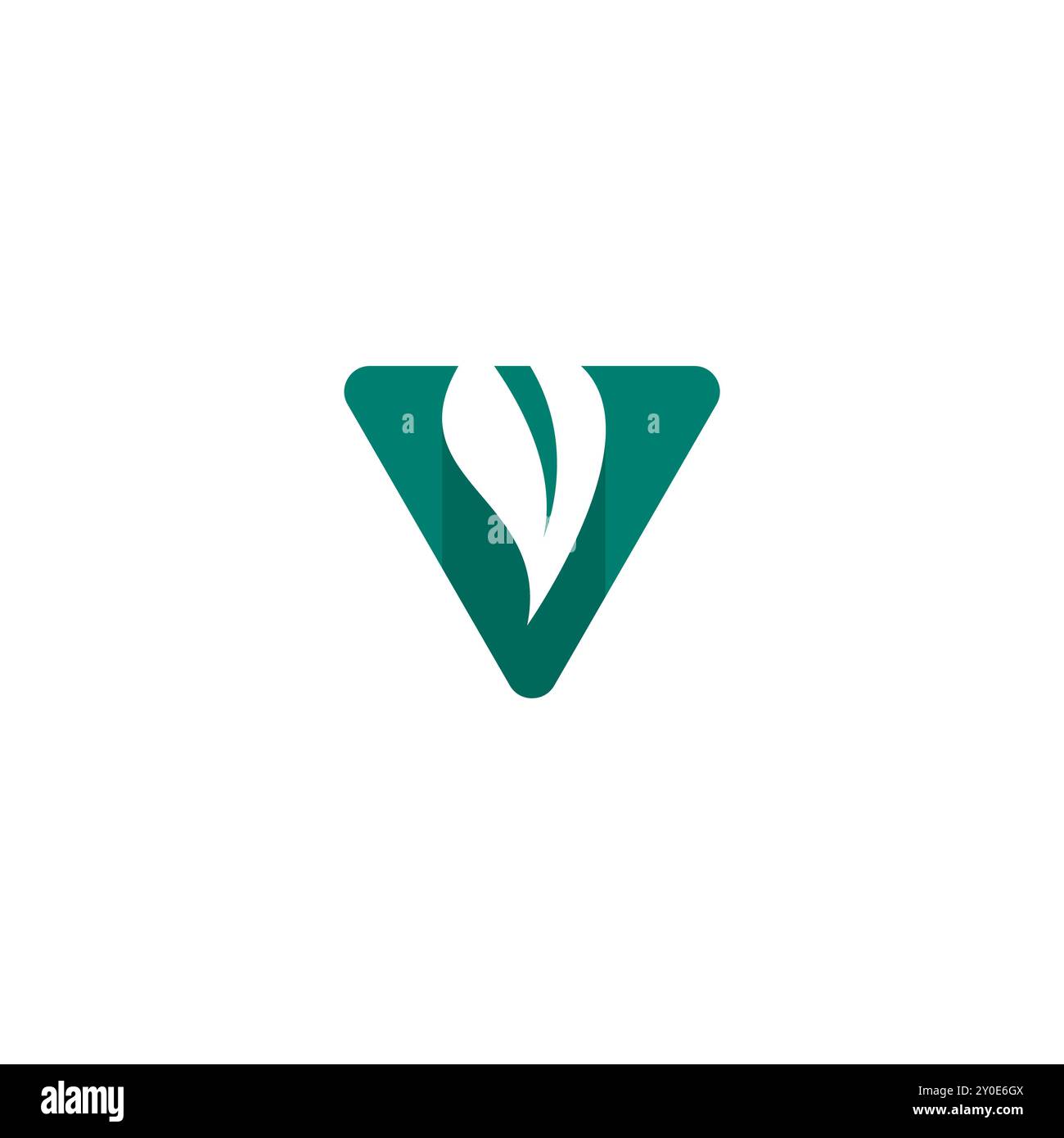 V leaf logo hi-res stock photography and images - Alamy