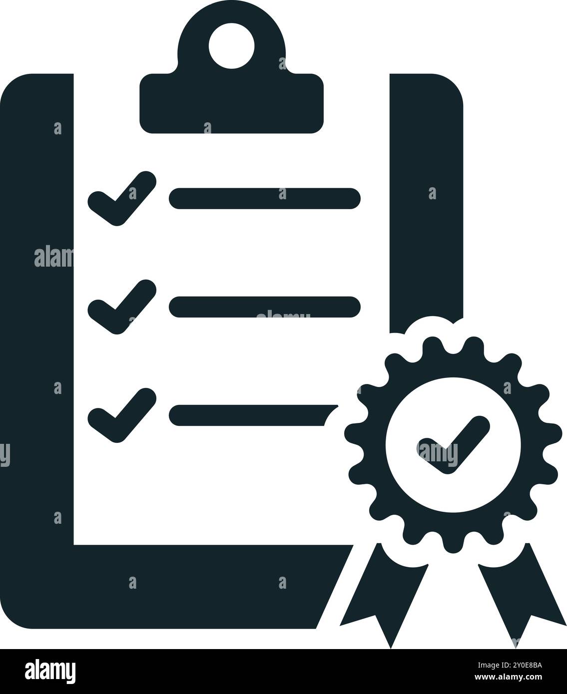 Clipboard showing check marks representing project management leading to success Stock Vector ...