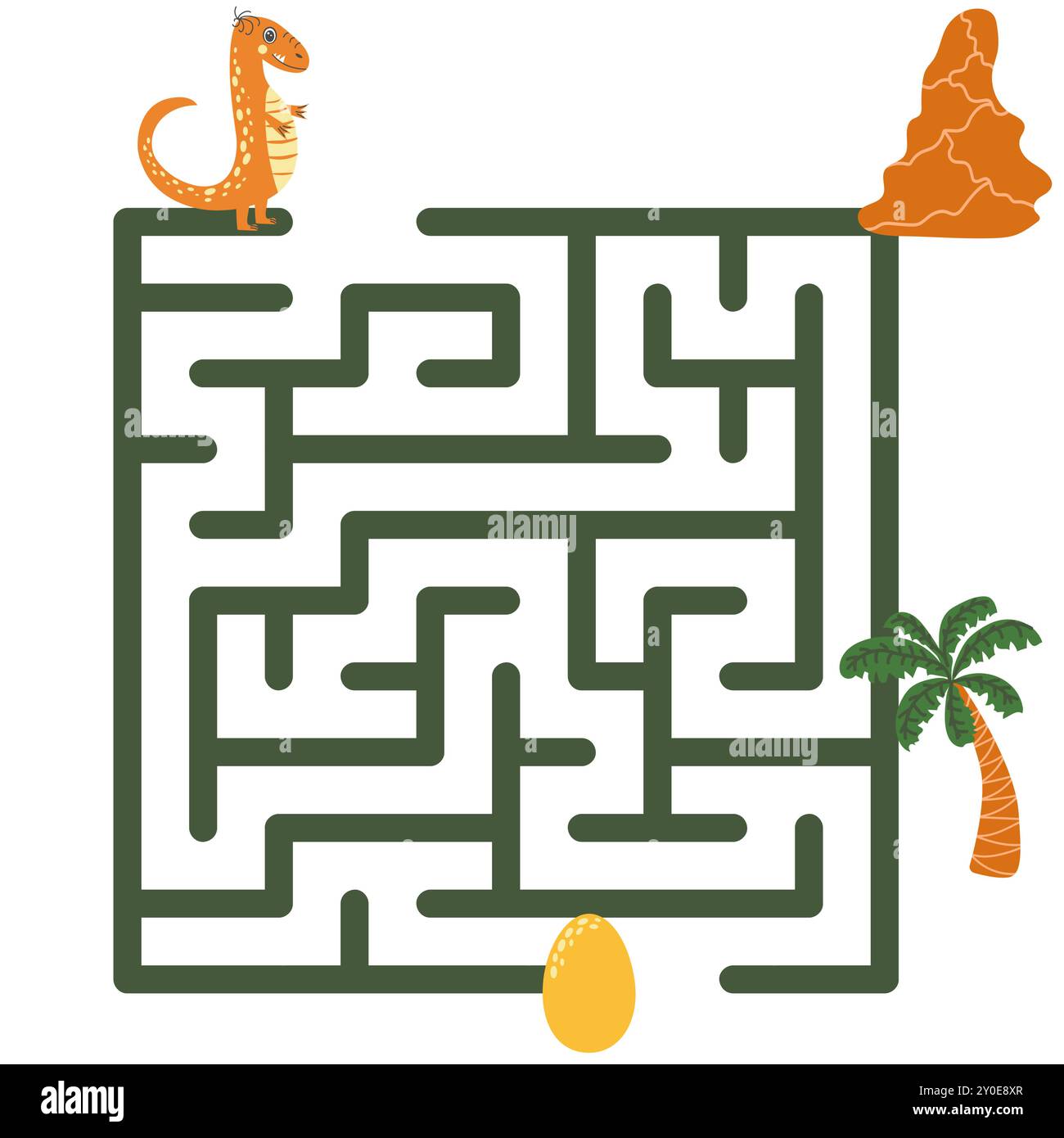Children's game labyrinth. Find a way out of the maze Stock Vector ...