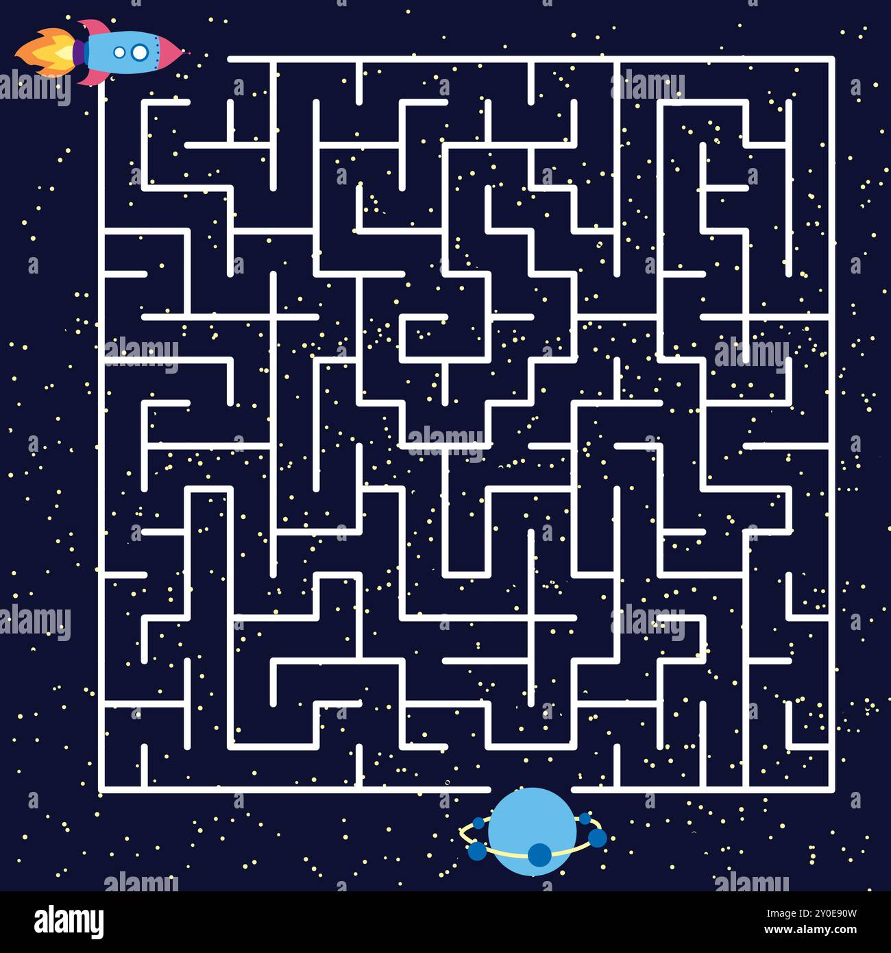 Children's game labyrinth. Find a way out of the maze Stock Vector ...