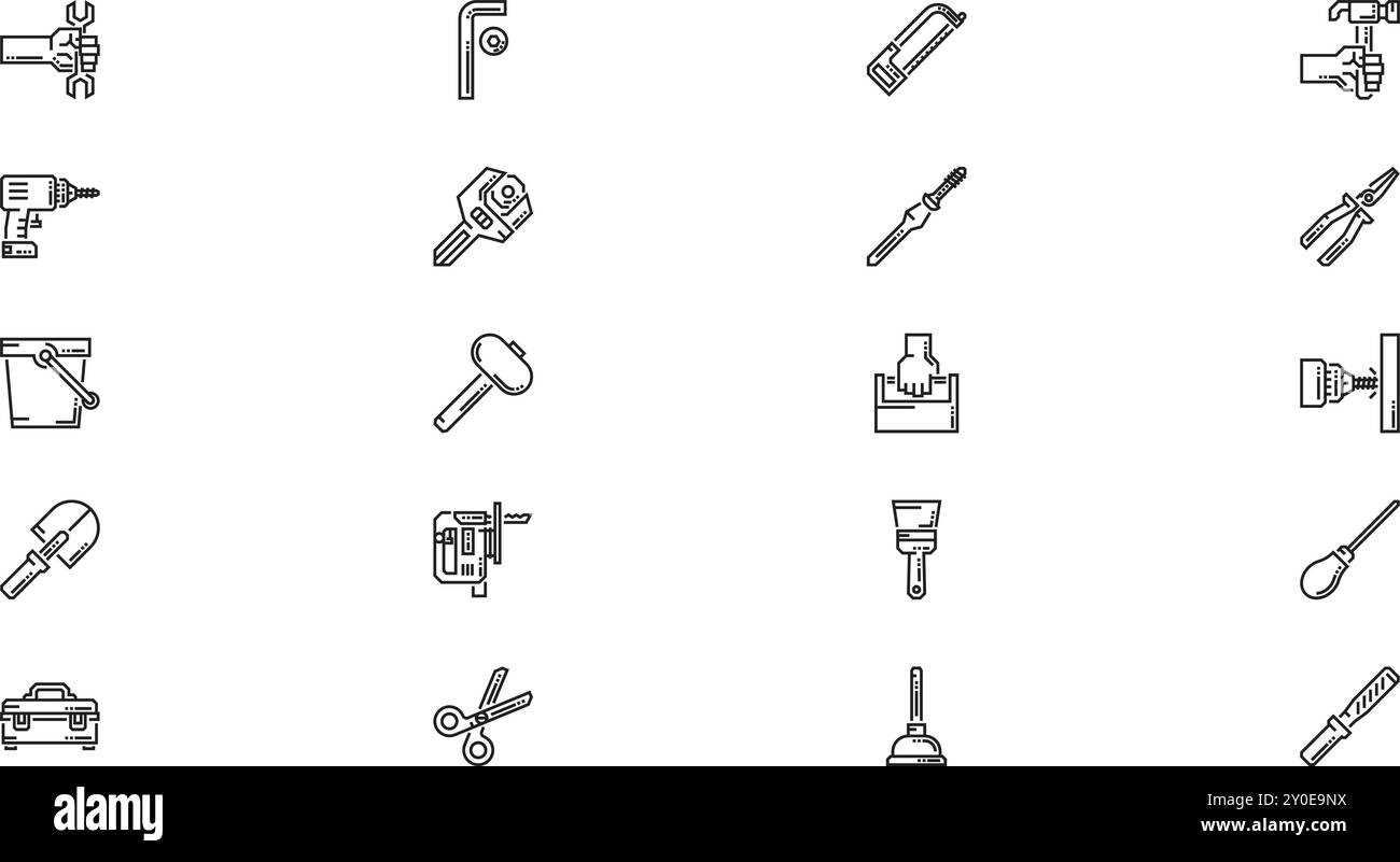 Toolbox icons High-Quality Vector Icons Collection with Editable Stroke ...