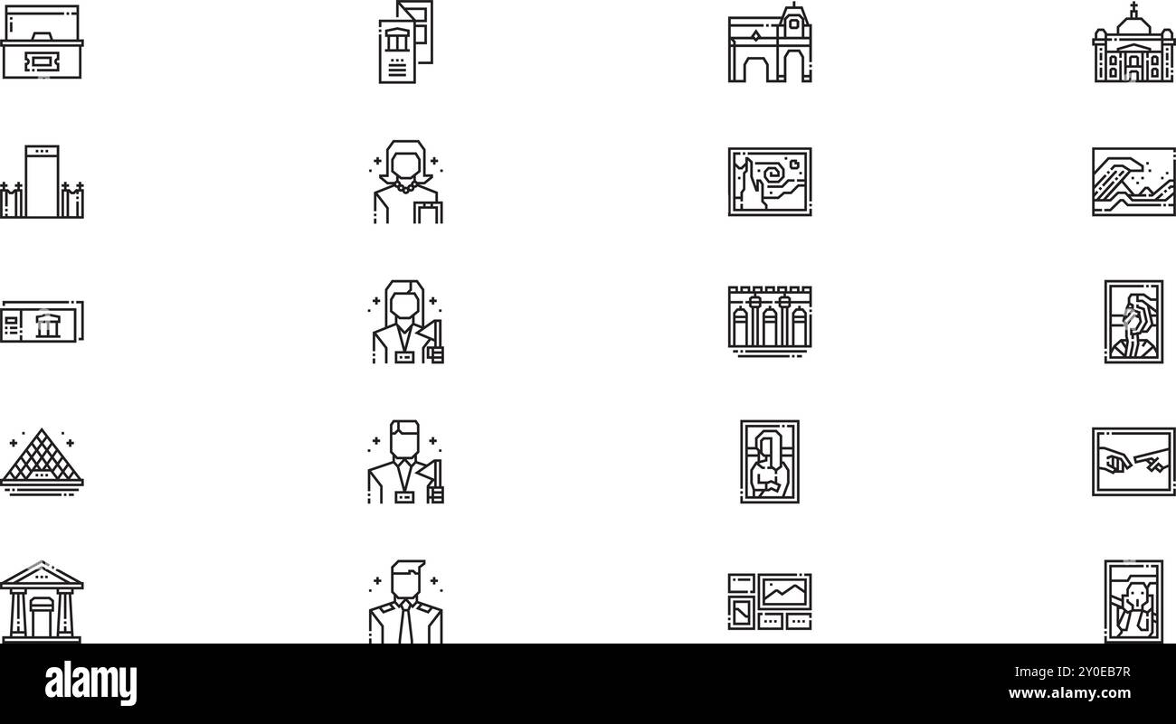 Museum icon pack High-Quality Vector Icons Collection with Editable ...