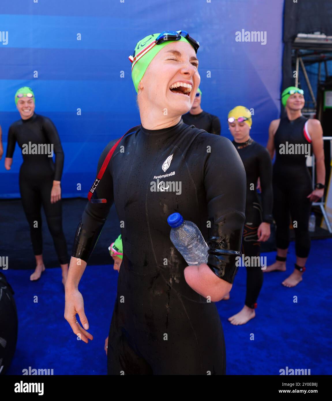 Great Britain's Claire Cashmore during the Women's PTS5 Para Triathlon ...