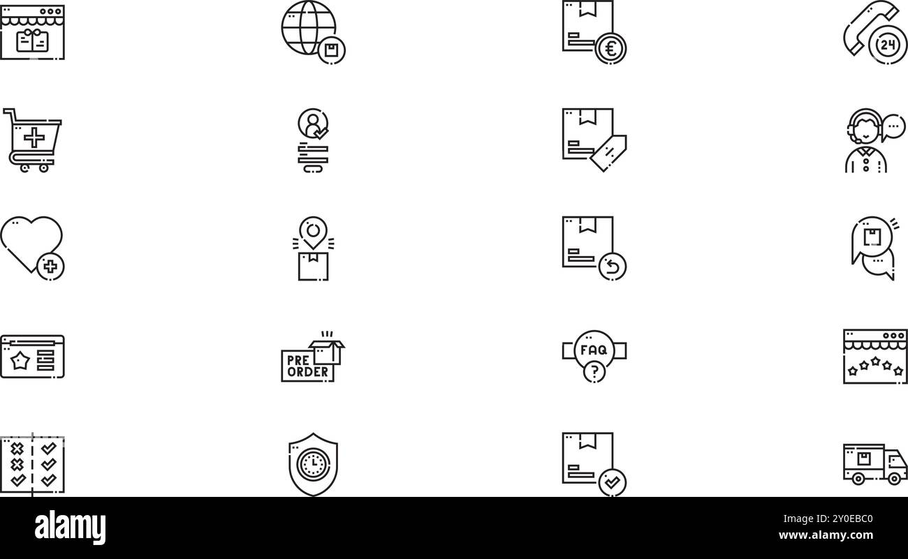 Web store icons High-Quality Vector Icons Collection with Editable ...