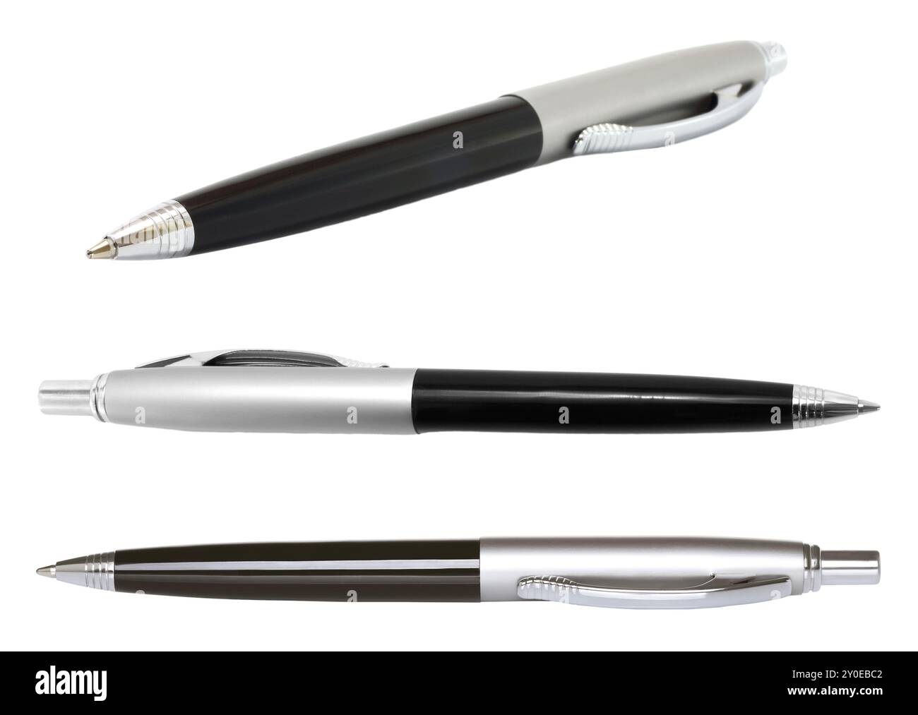 Set of Business Pens isolated on a transparent background, school and ...