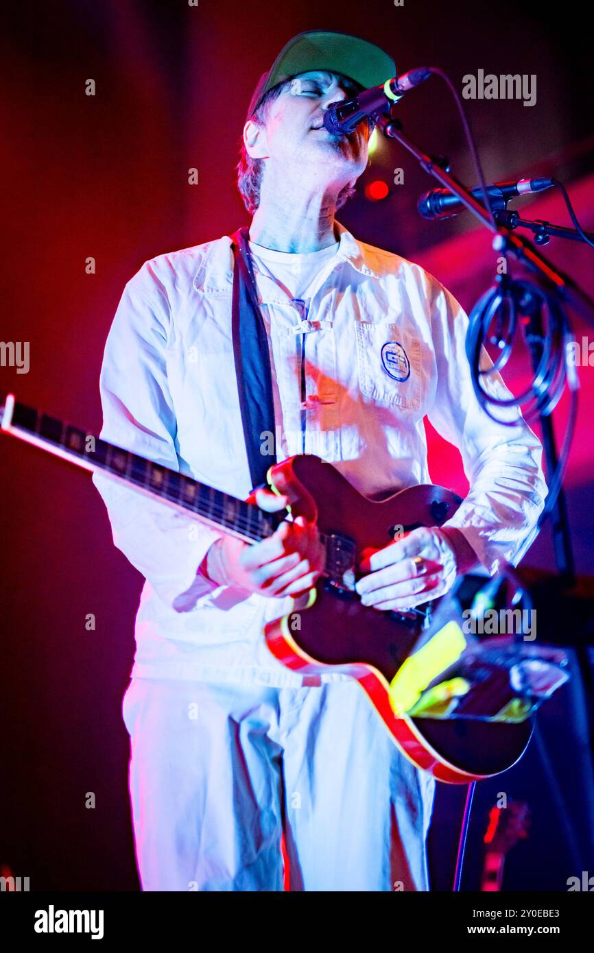 Edinburgh, Scotland. Sun 1 September 2024. Gruff Rhys performing at The ...