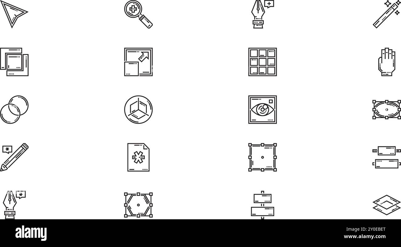 Vector editing tools icons High-Quality Vector Icons Collection with Editable Stroke. Ideal for ...