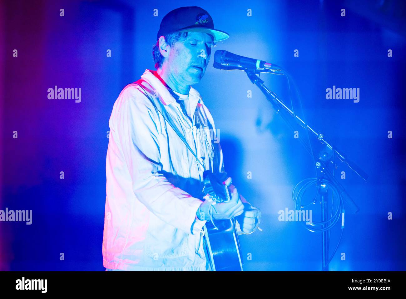 Edinburgh, Scotland. Sun 1 September 2024. Gruff Rhys performing at The ...