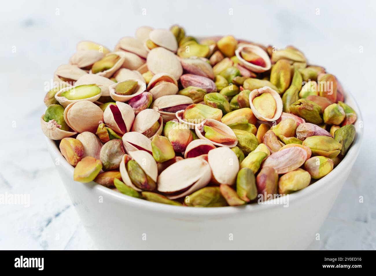 Bowl healthy nuts pistachios hi-res stock photography and images - Alamy