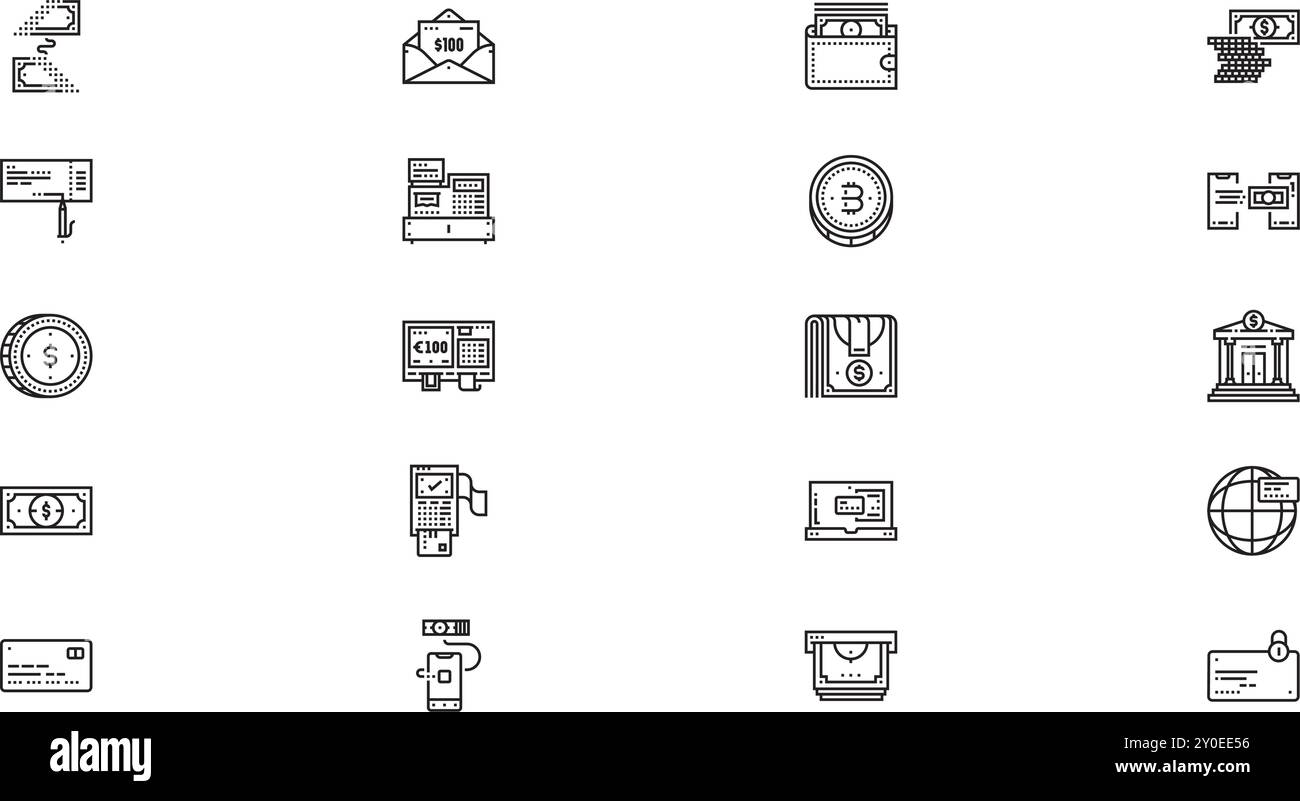 Payment icons High-Quality Vector Icons Collection with Editable Stroke ...