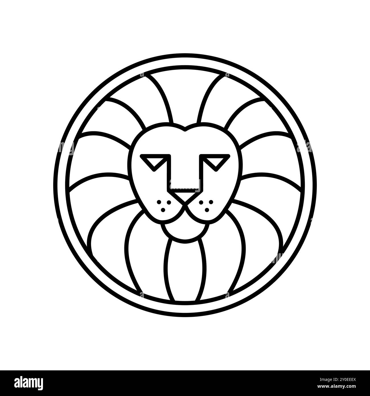 Luxury heraldic royal lion Black and White Stock Photos & Images - Alamy